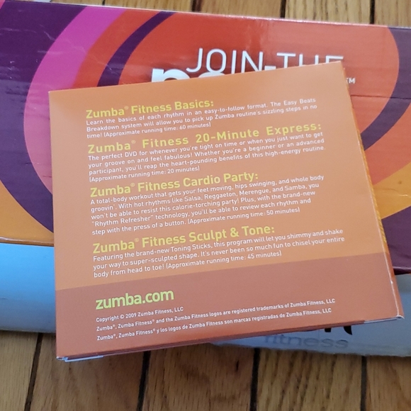 Zumba Fitness | Other | Zumba Total Body Translation Toning Sticks Dvds ...